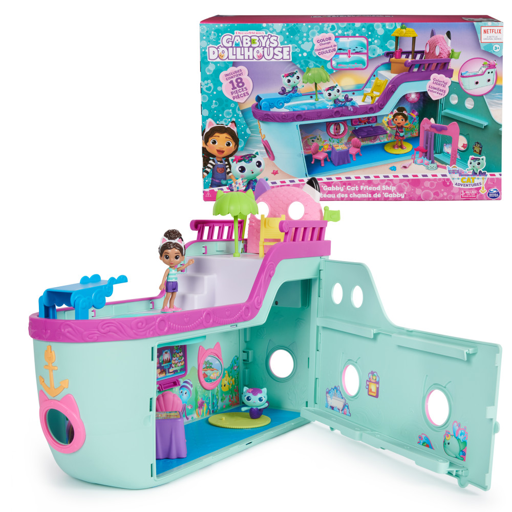Gabby's Dollhouse, Bateau des chamis de Gabby, bateau de croisière avec ...