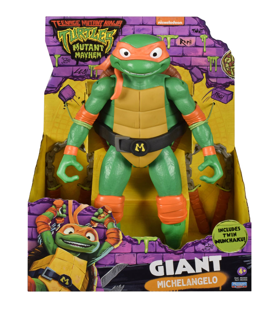 Teenage Mutant Ninja Turtles: Mutant Mayhem Giant Michelangelo Figure ...