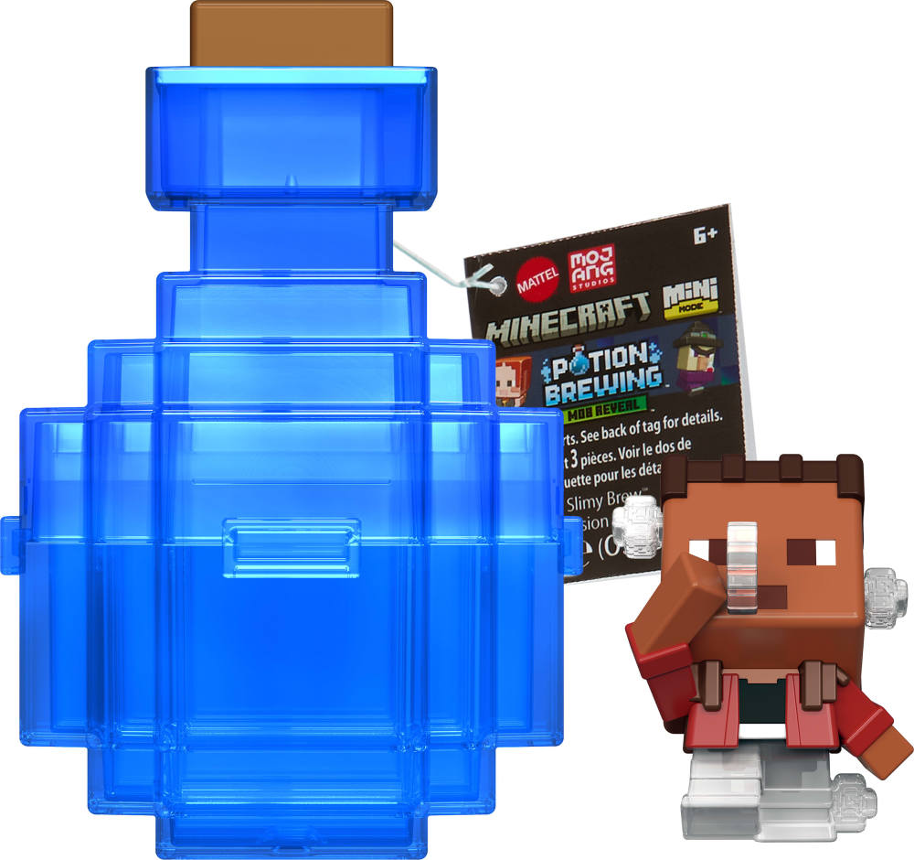 Minecraft Mini Mode Potion Brewing Action Figures with Color Reveal ...
