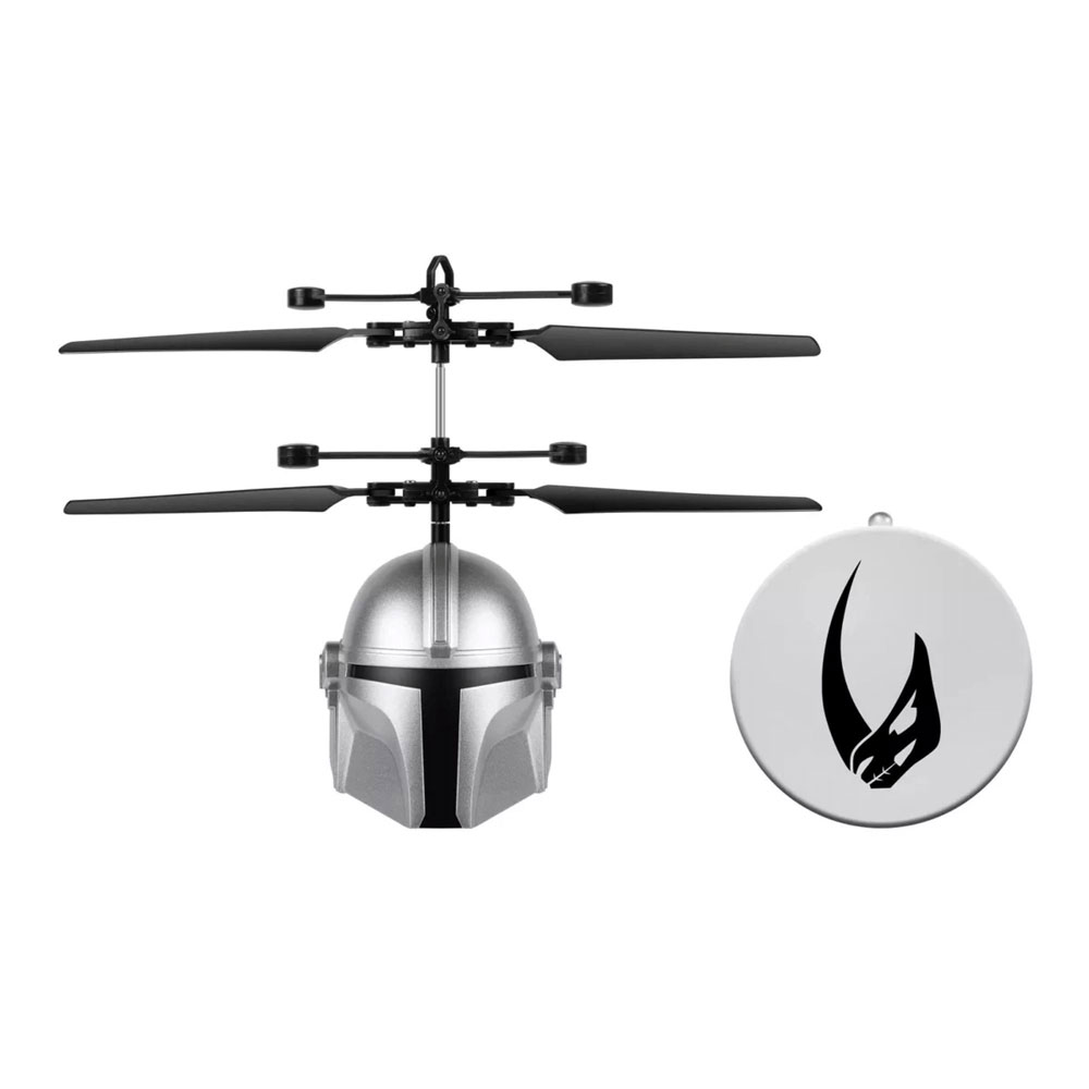 Star Wars The Mandalorian Mando Helmet Sculpted Head UFO Helicopter ...