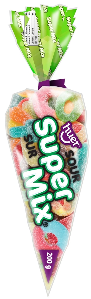 Huer Super Mix Sour Gummy Cone 200g | Toys R Us Canada