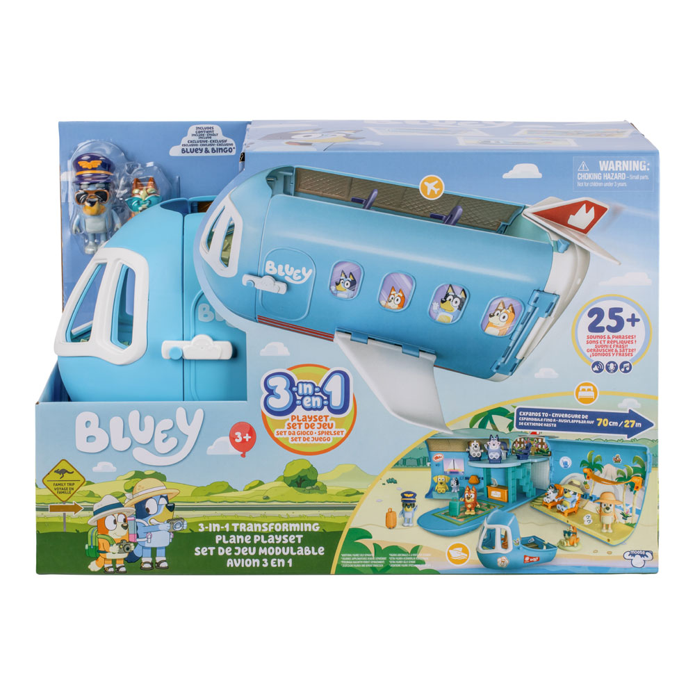 Bluey S11 Holiday Getaway Airplane Playset | Toys R Us Canada