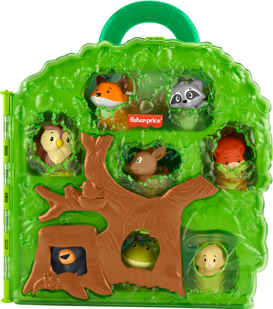 Fisher-Price Little People Forest Friends Carry Case Toddler Playset ...