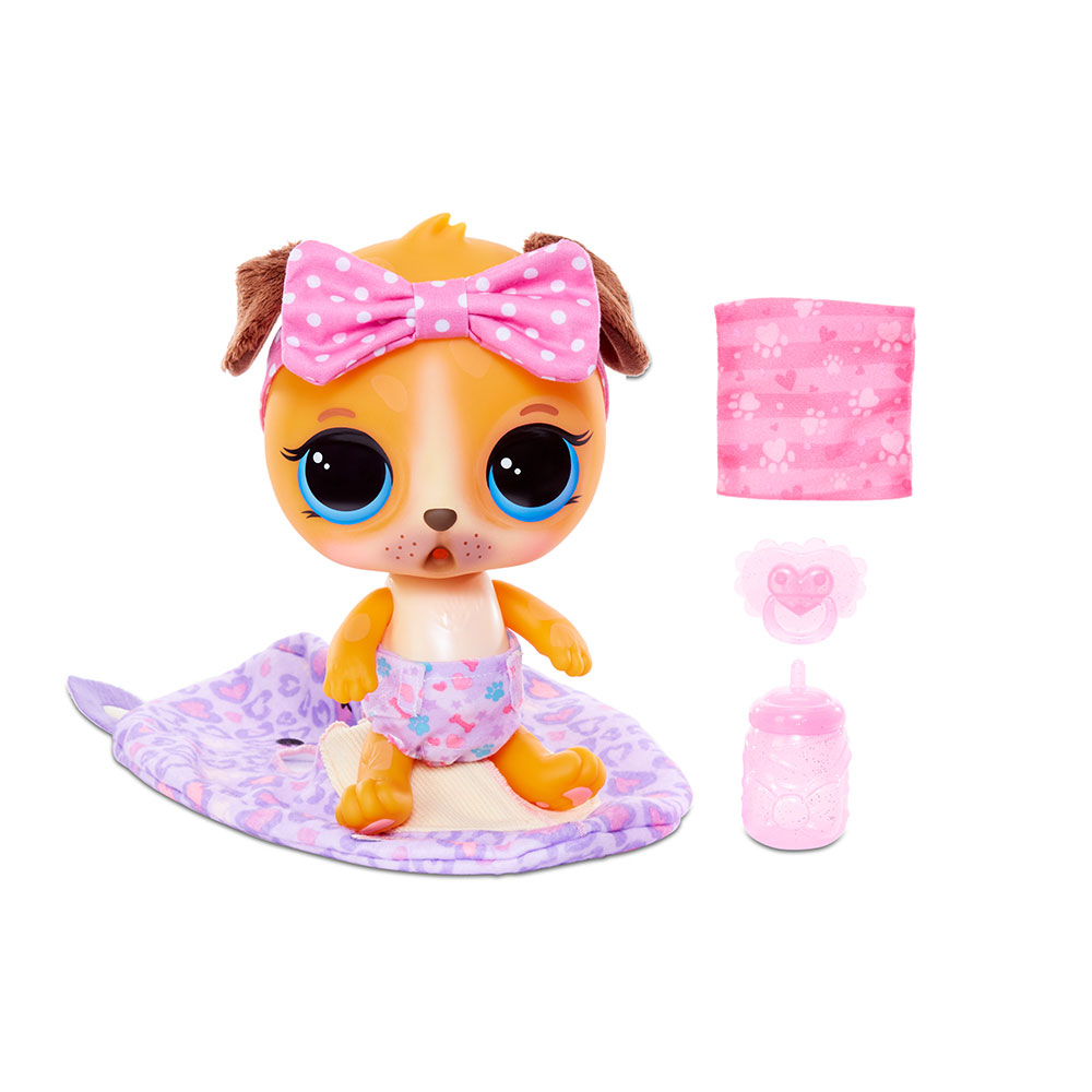 Animal BABY born Surprise Cuddle Baby Pet : le chiot boit et fait ...