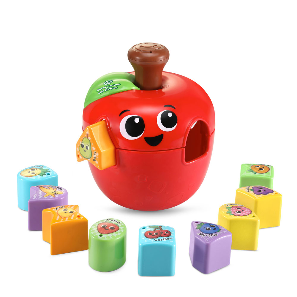 LeapFrog Spin and Change Apple Shape Sorter - French Version | Toys R ...
