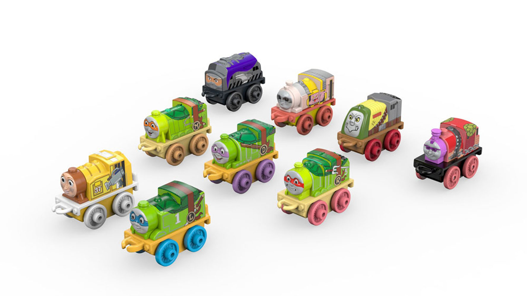 Fisher-Price Thomas & Friends MINIS Teenage Mutant Ninja Turtles 9-pack ...