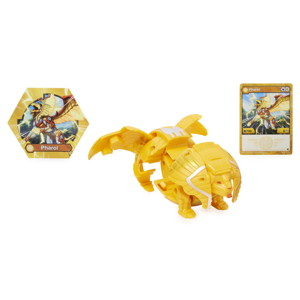 Bakugan Evolutions Deka, Pharol (Gold), Jumbo Collectible Transforming ...