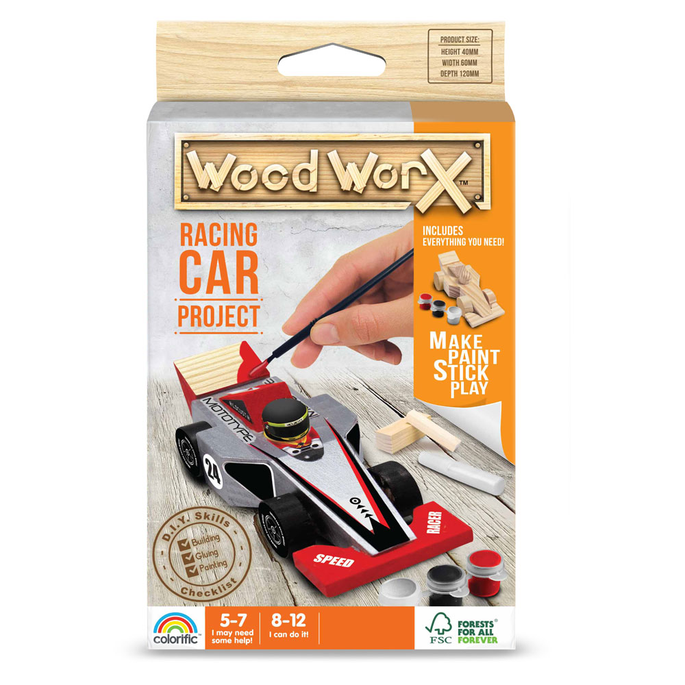 Wood WorX Mini Racing Car Kit | Toys R Us Canada