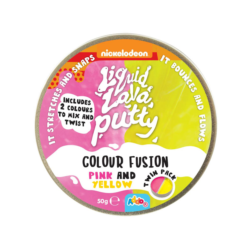 Nickelodeon Liquid Lava Putty Colour Fusion Pink and Yellow - R ...