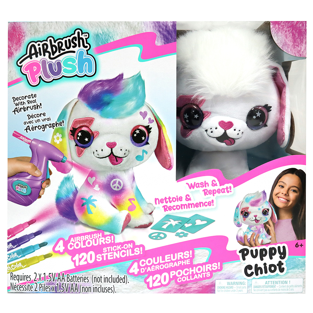 Style 4 Ever Spray Art Plush Puppy | Toys R Us Canada