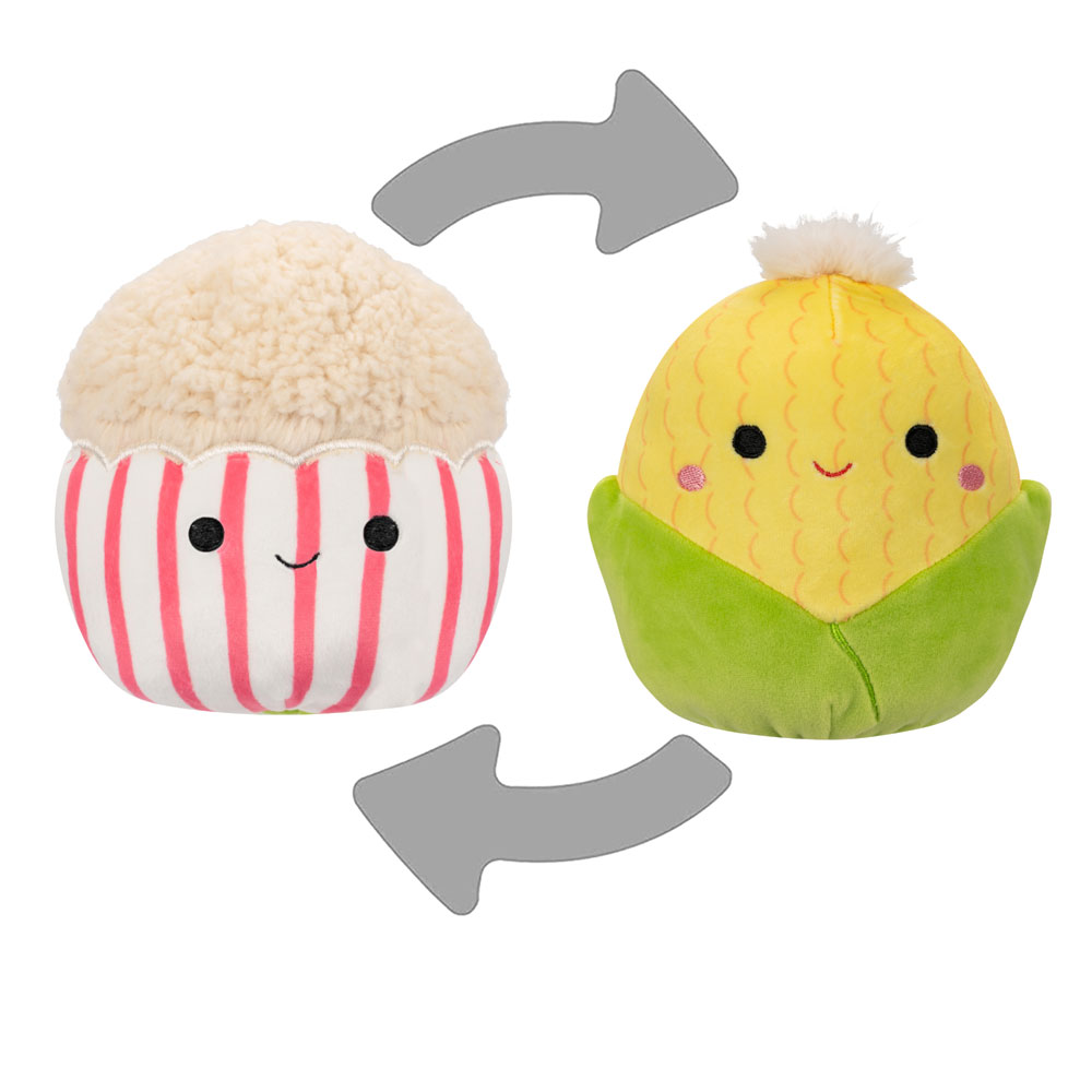 Squishmallows 5" Flip-A-Mallows - Conrad the Corn on the Cob + Arnel ...