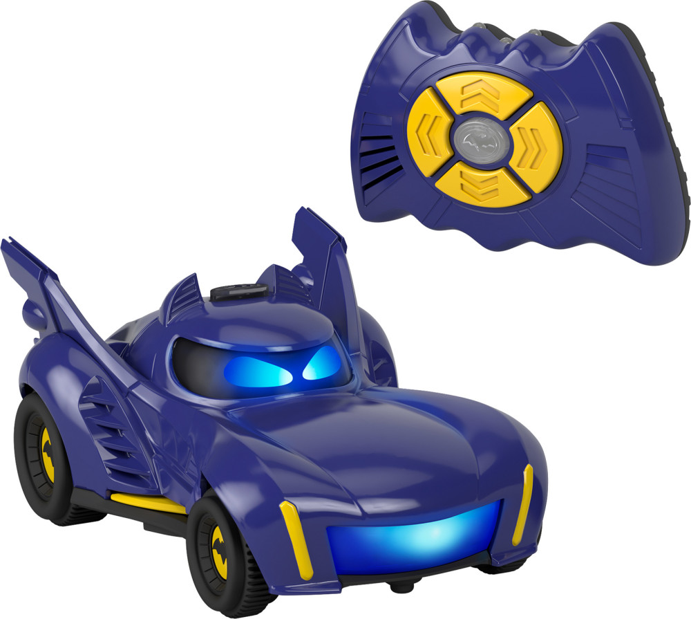 Fisher-Price DC Batwheels Bam the Batmobile Transforming RC, Remote ...