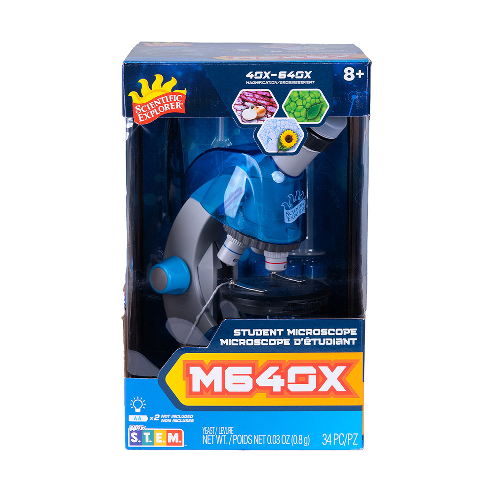 Scientific Explorer - 640X Microscope Blue | Toys R Us Canada