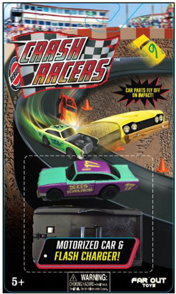 Crash Racers - Motorized Car & Flash Charger - DEKE'S DEMOLITION | Toys ...