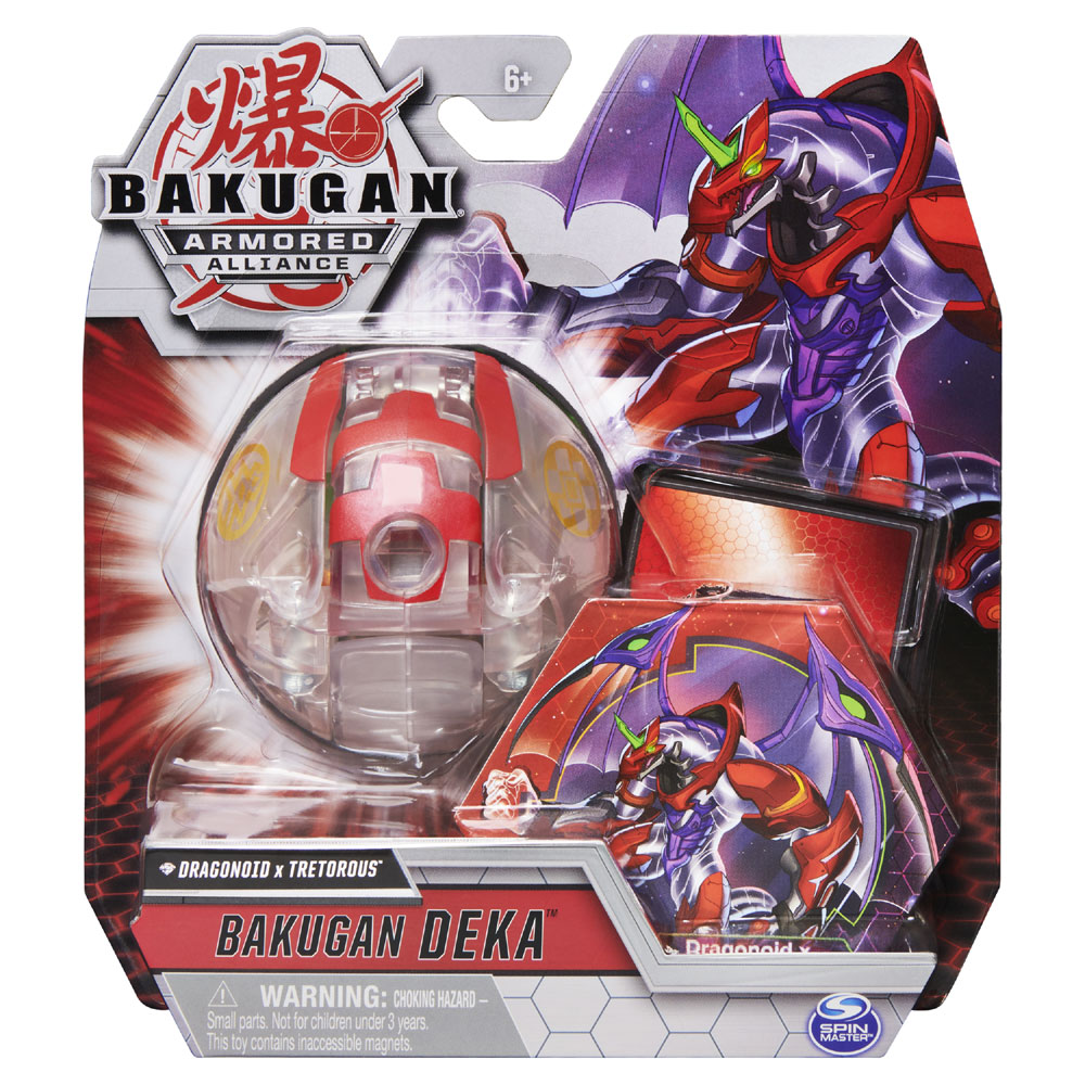 Bakugan Deka, Fused Diamond Dragonoid x Tretorous, Jumbo Collectible ...