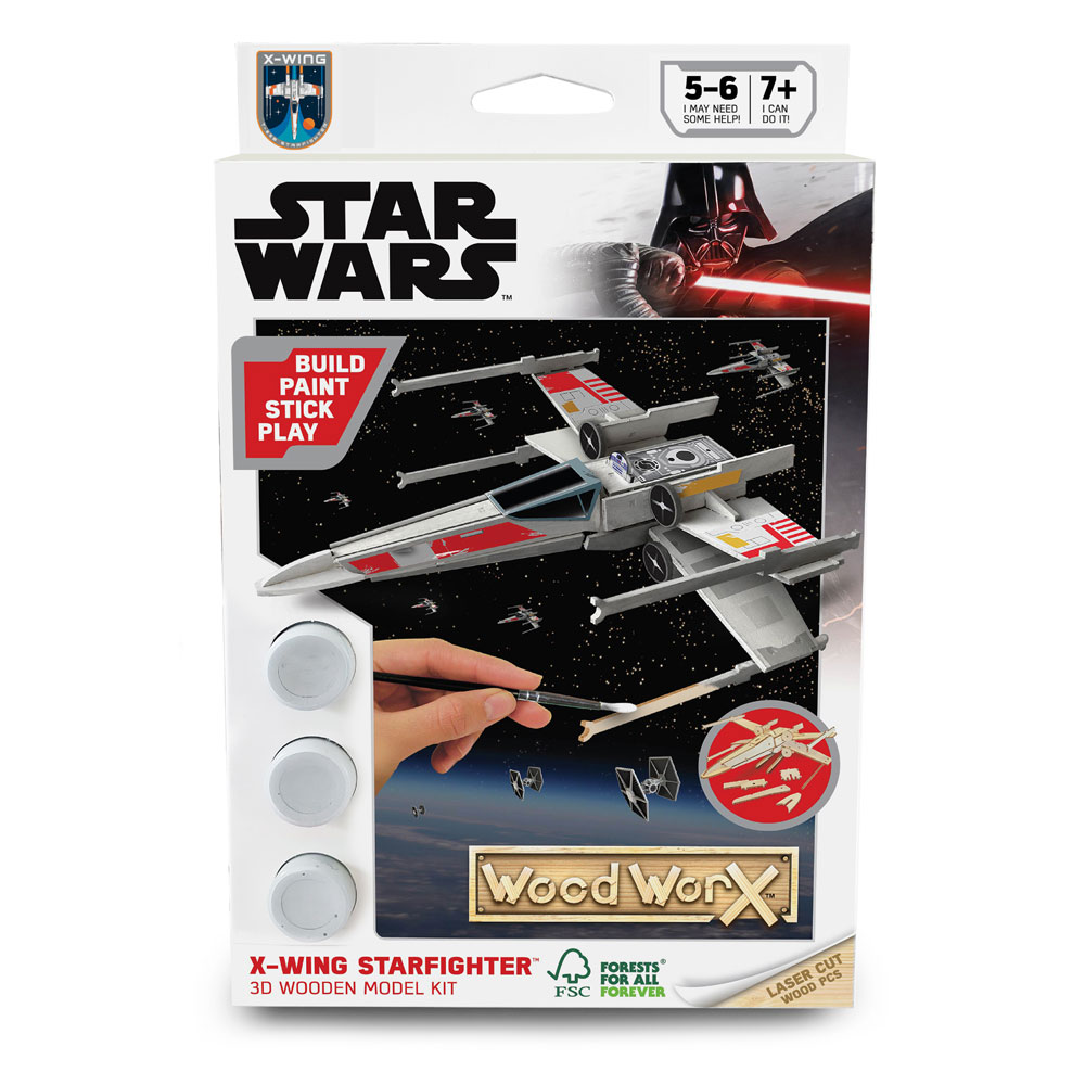 Wood Worx Star Wars - X Wing | Toys R Us Canada