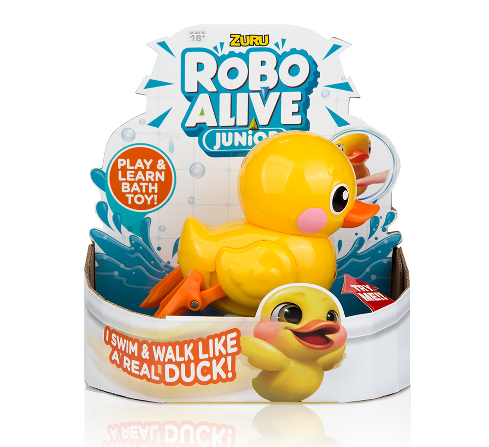 Robo Alive Junior Little Duck Battery-Powered Bath Toy by ZURU | Toys R ...