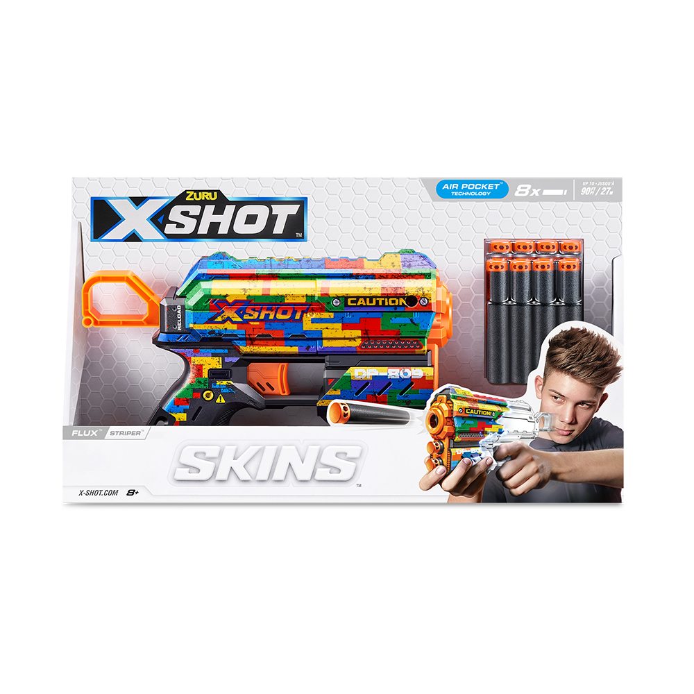 X-Shot Skins Flux Dart Blaster (8 Darts) by ZURU | Toys R Us Canada
