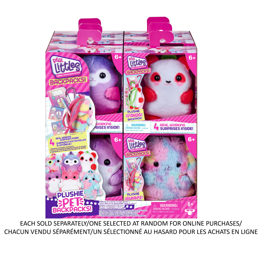 Real Littles Plushie Pet Backpack | Toys R Us Canada