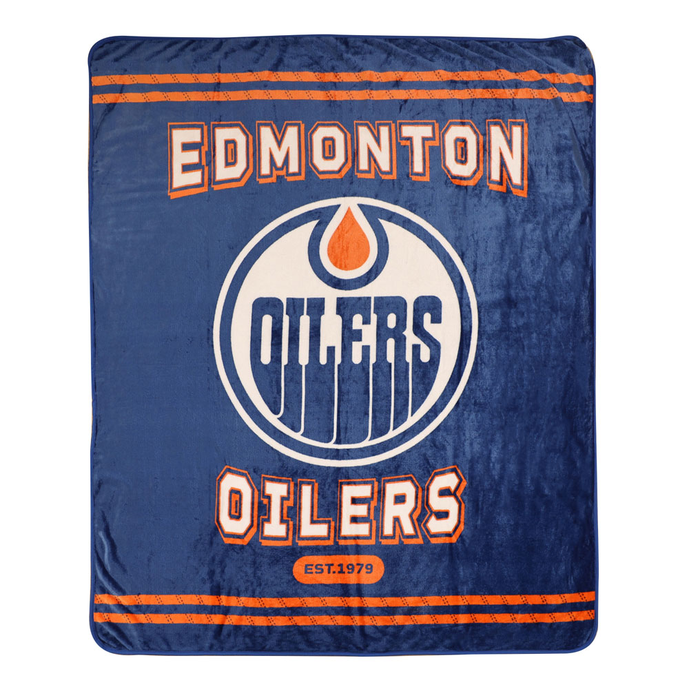NHL Edmonton Oilers Plush Blanket, 60" x 70" | Toys R Us Canada