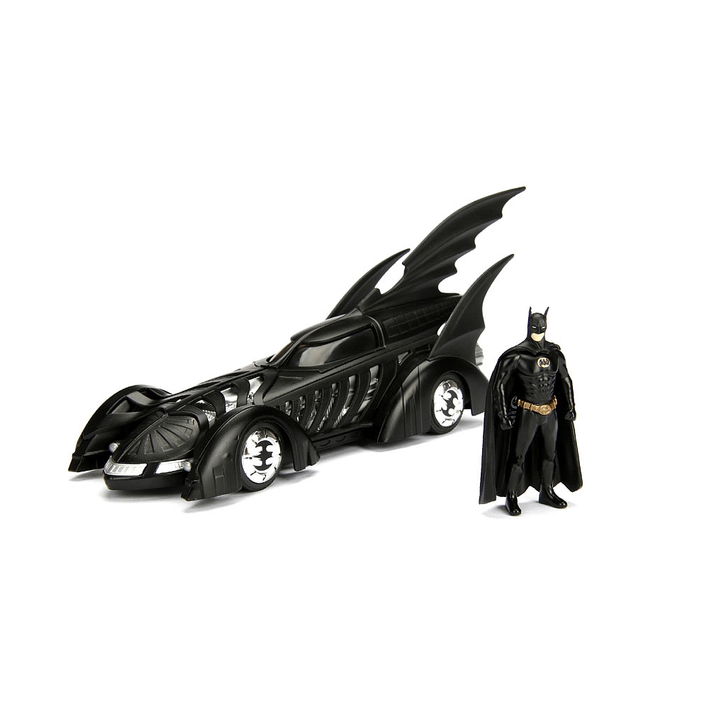 Metals Batman 1:24 1995 Batman Forever Batmobile W/Batman Figure | Toys ...