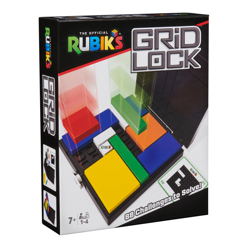 Rubik's Cube Gridlock Game, The Problem-Solving Puzzle Game Inspired by ...