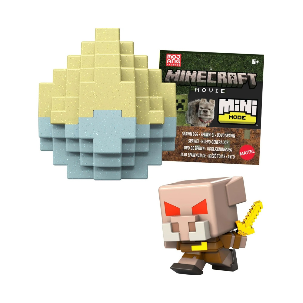 Minecraft Mini Mode Spawn Egg with Surprise Mini Figure Inspired the ...