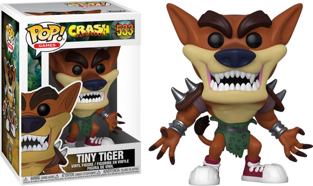 Funko POP! Games: Crash Bandicoot - Tiny Tiger | Toys R Us Canada