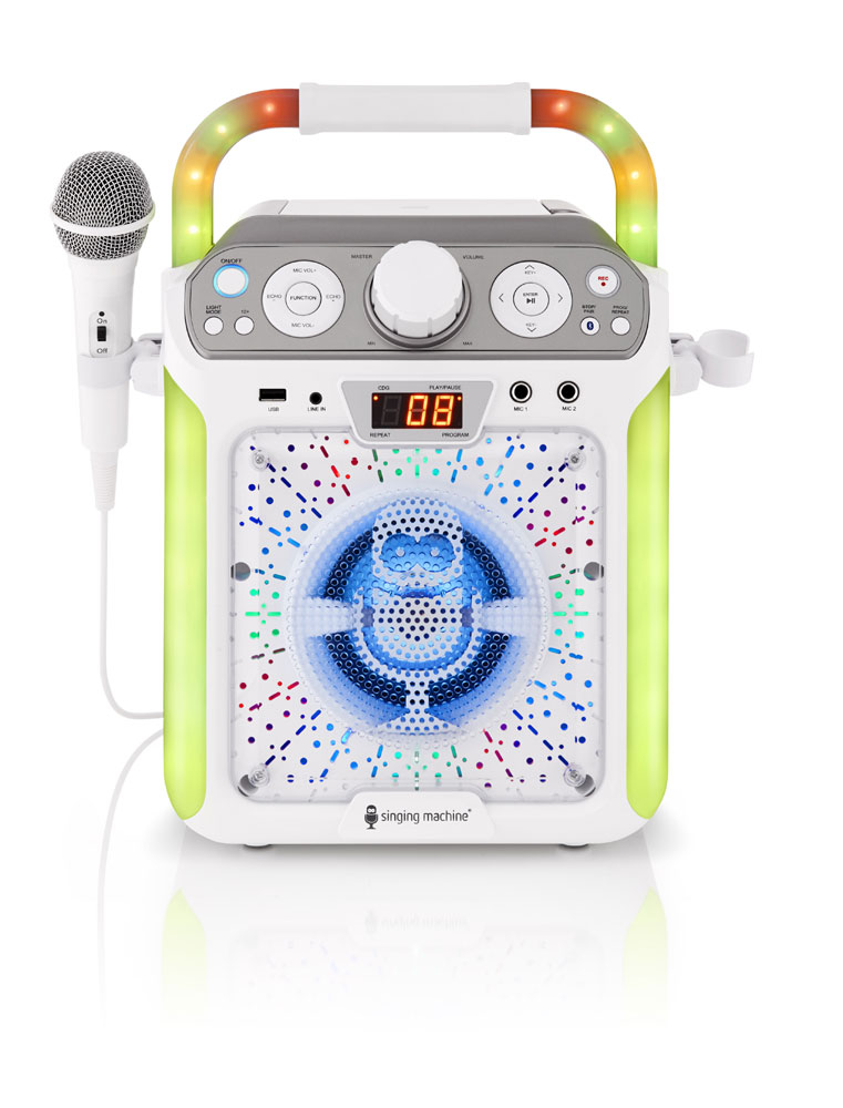 The Singing Machine - Groove Cube Karaoke System - White | Toys R Us Canada