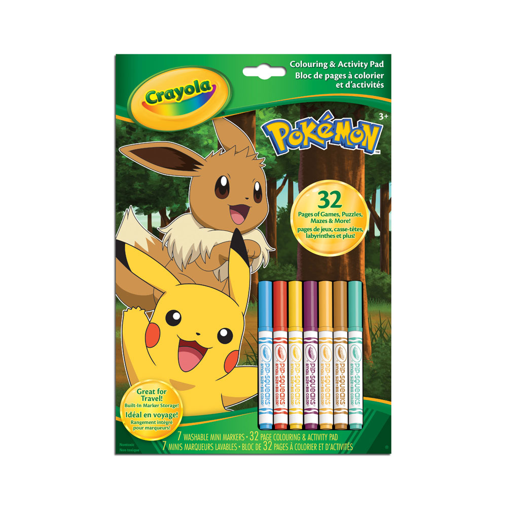 Crayola Pokémon Colouring and Activity Book | Toys R Us Canada