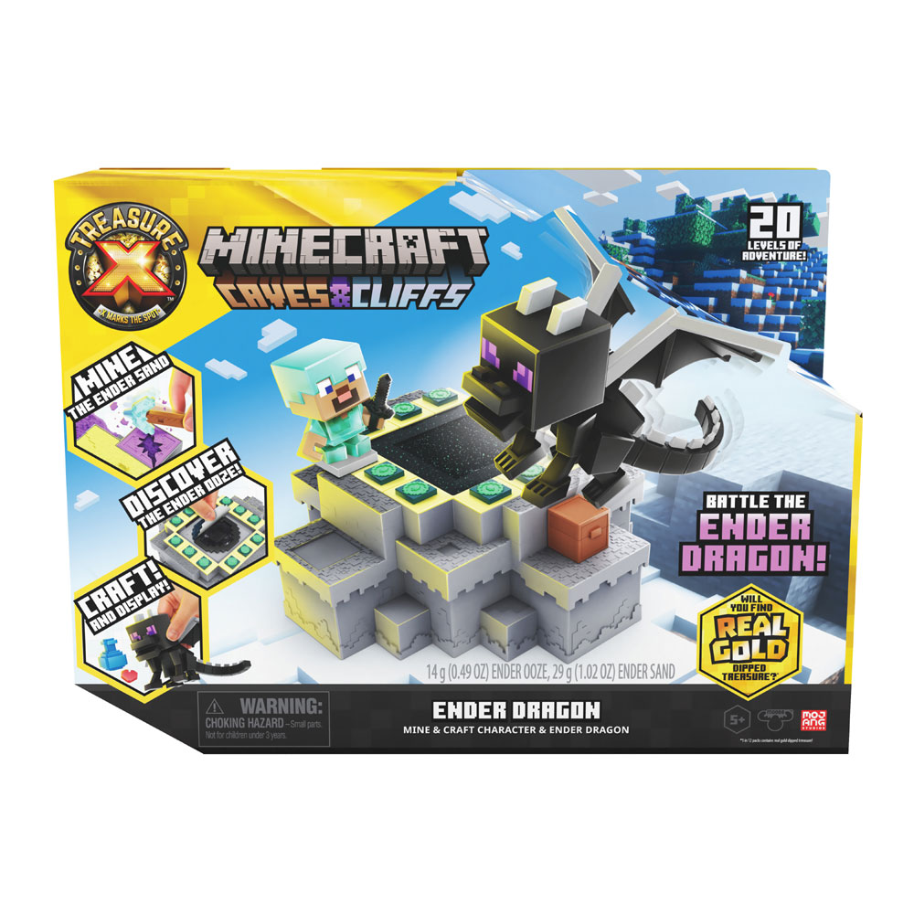 Treasure X Minecraft - Caves and Cliffs - Ender Dragon | Toys R Us Canada