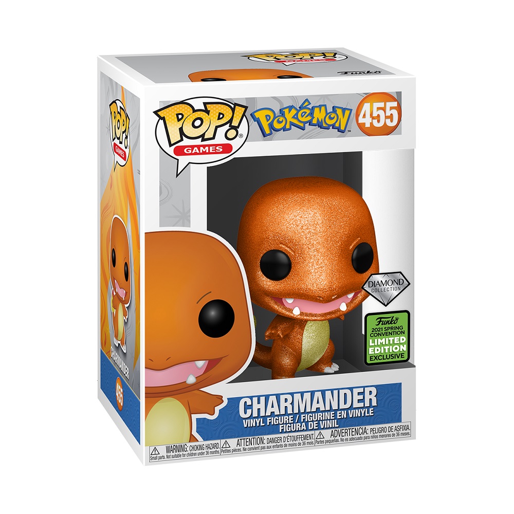Funko POP! Games, Pokemon Charmander Vinyl Figurine - R Exclusive ...