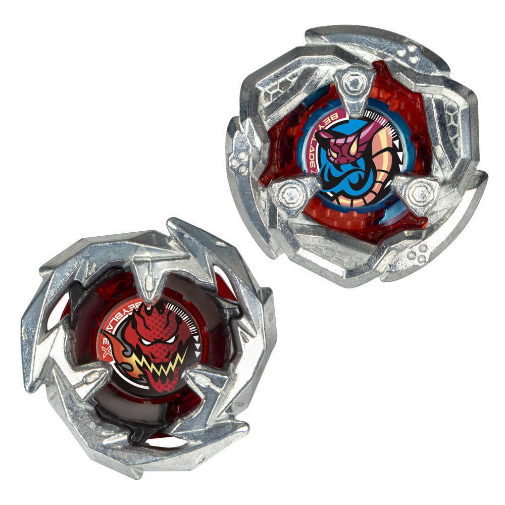 Beyblade X Tail Viper 5-80O and Sword Dran 3-60F Top Dual Pack Set ...
