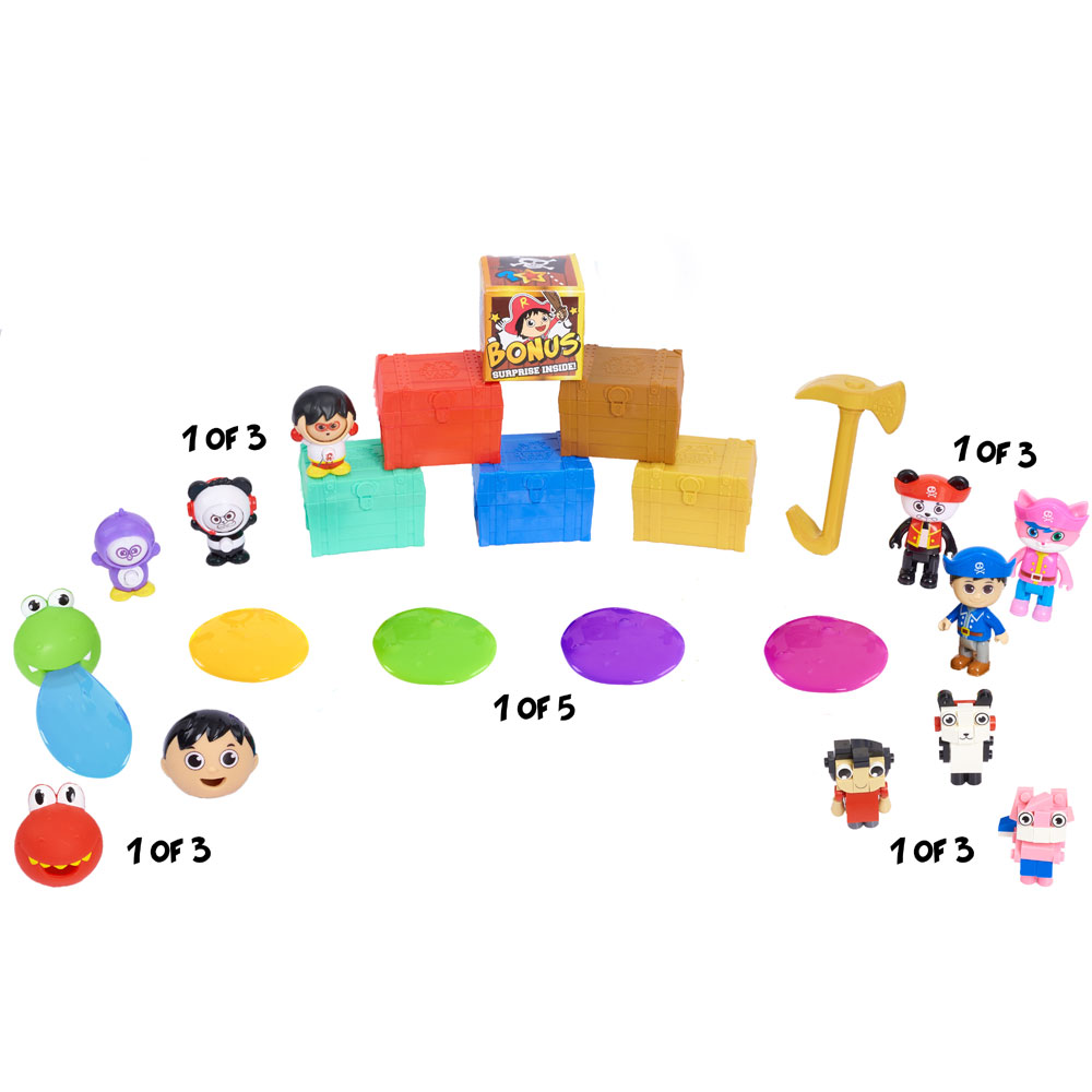 Ryan's World Ryan's World Pry and Smash Surprise Treasure, 5-surprises ...