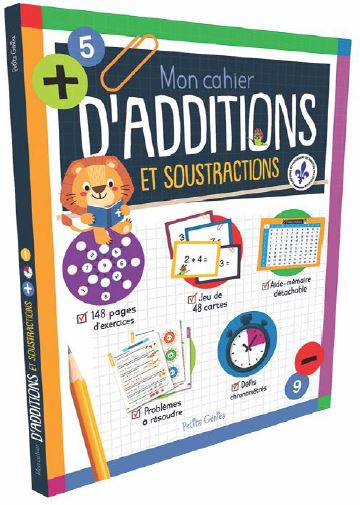 Mon Cahier D'Additions Et Soustraction - French Text | Toys R Us Canada