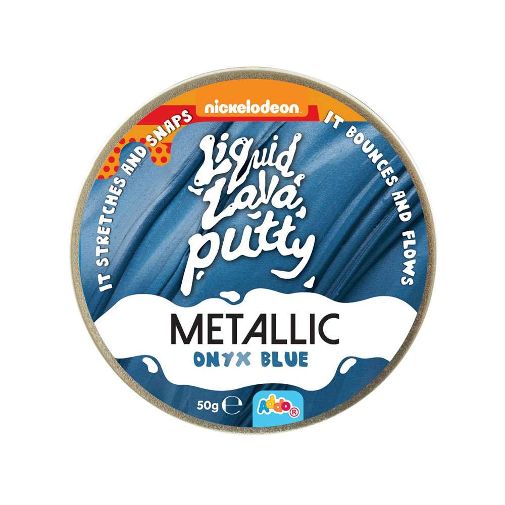 Nickelodeon Liquid Lava Putty Metallic Onyx Blue - Notre exclusivité ...
