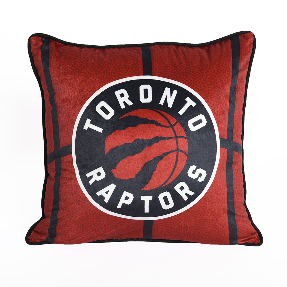 NBA Toronto Raptors Basketball Throw Pillow (18 x 18 in), Red | Toys R ...