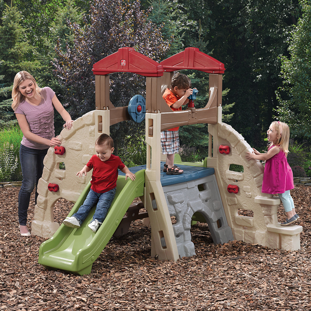 Step2 Alpine Ridge Climber and Slide - Brown | Toys R Us Canada