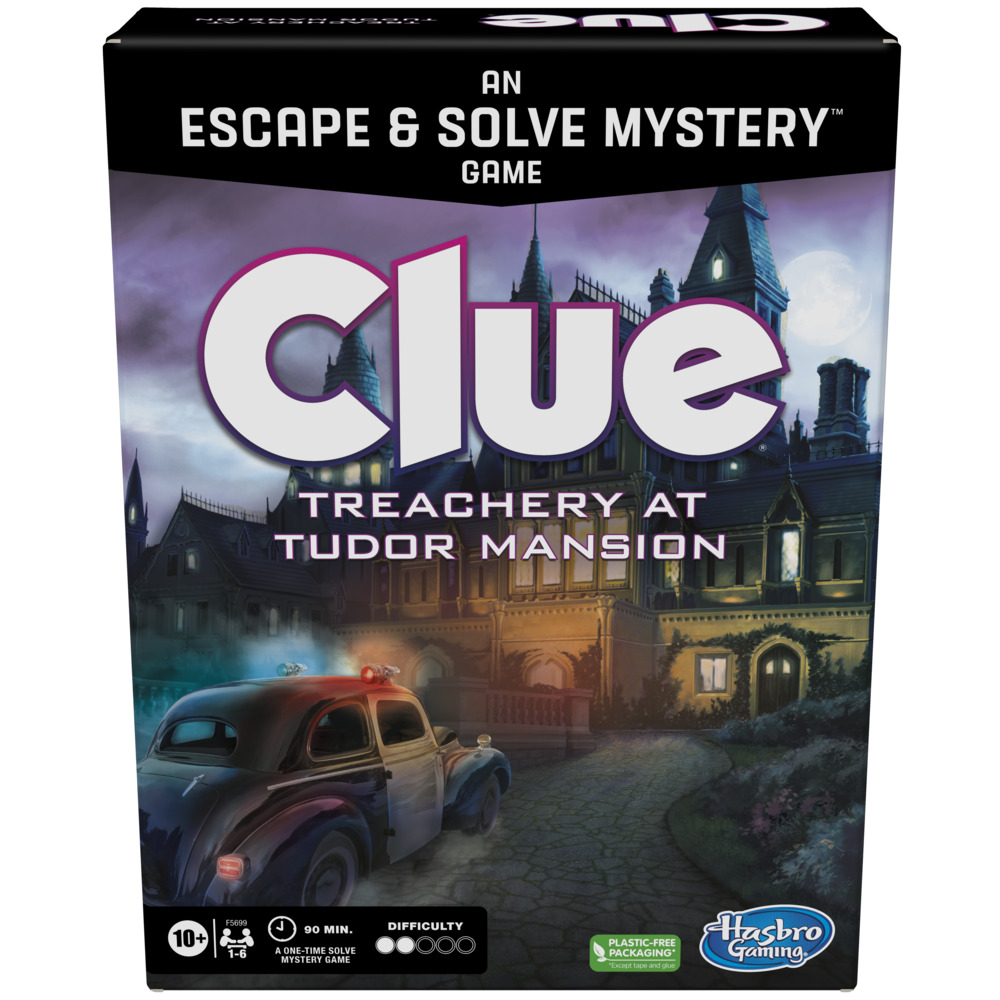 Clue Board Game Treachery at Tudor Mansion, Clue Escape Room Game ...