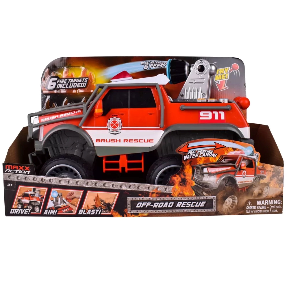 Maxx Action Off-Road Fire Rescue | Toys R Us Canada