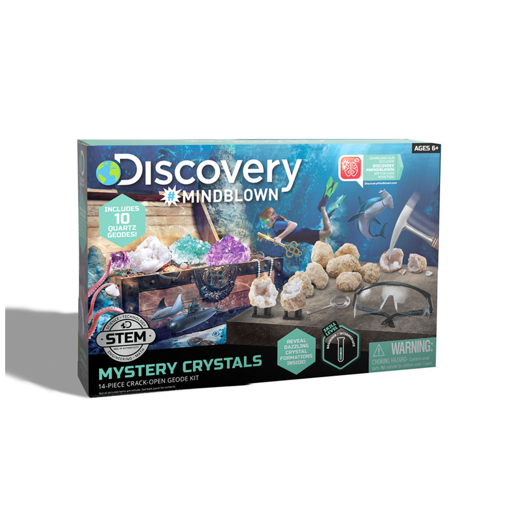 Toy Mystery Crystals Geode Excavation Kit 14pc | Toys R Us Canada