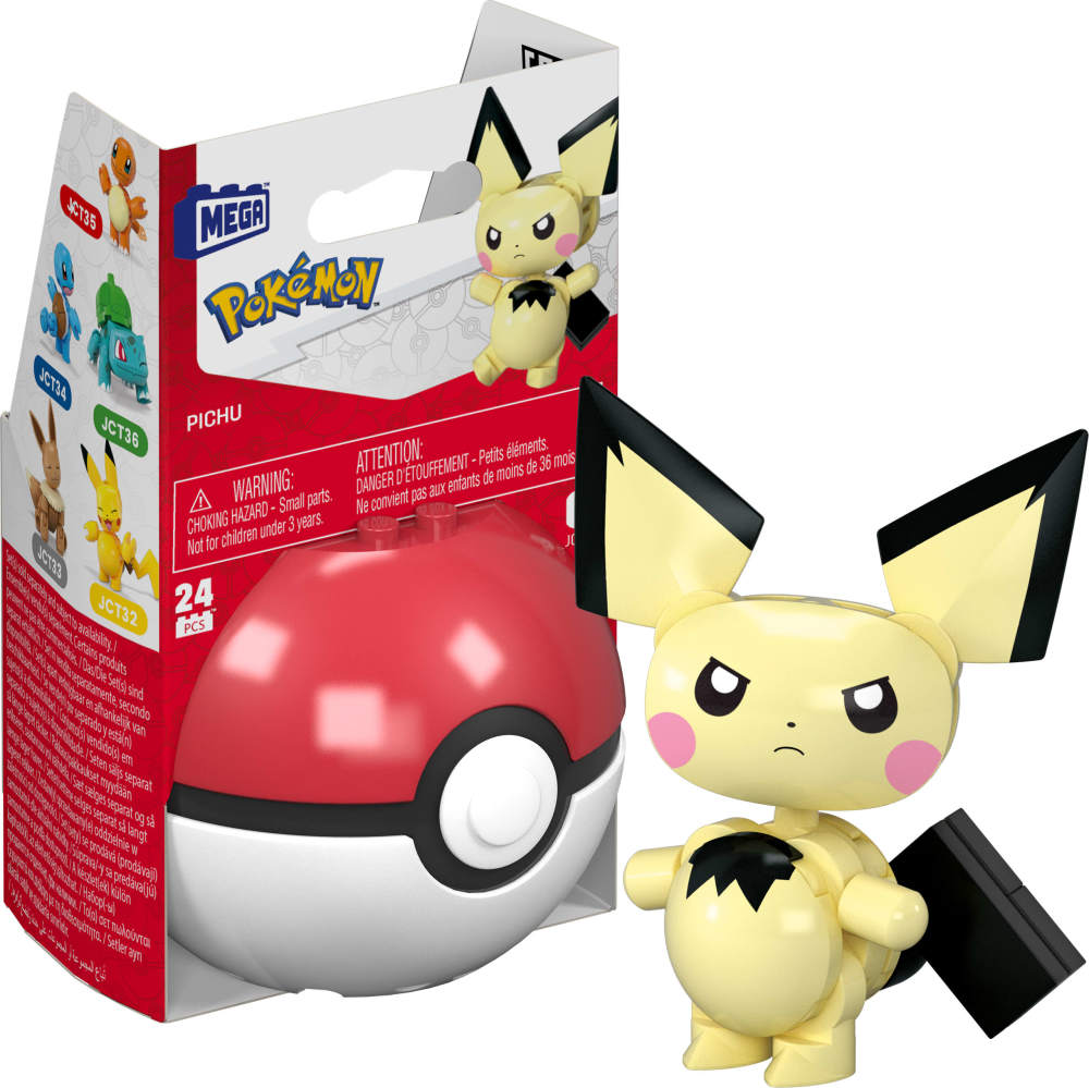 MEGA Pokémon Pichu Building Toy Kits with Action Figure | Toys R Us Canada