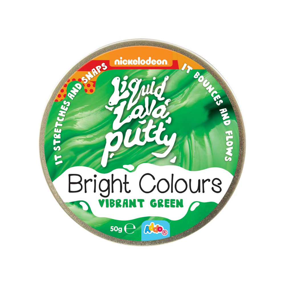 Nickelodeon Liquid Lava Putty Bright Colours Vibrant Green - Notre ...