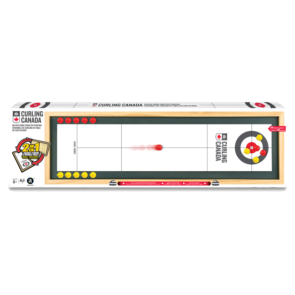 Curling Canada Deluxe Wood Tabletop Curling | Toys R Us Canada