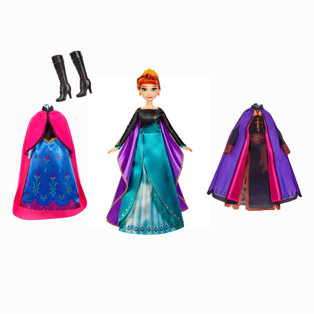 Disney Frozen Anna's Style Set Fashion Doll With 3 Dresses | Toys R Us ...