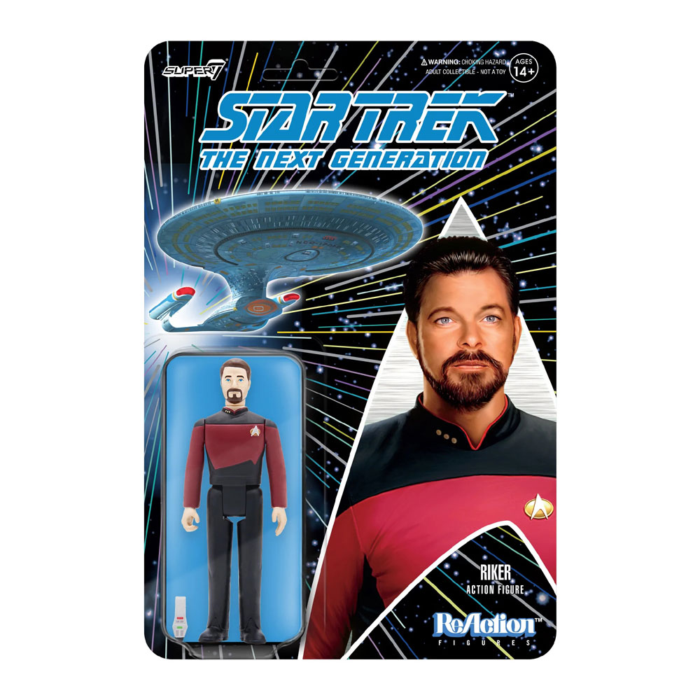 Star Trek: The Next Generation ReAction Figure Wave 2: Commander Riker ...