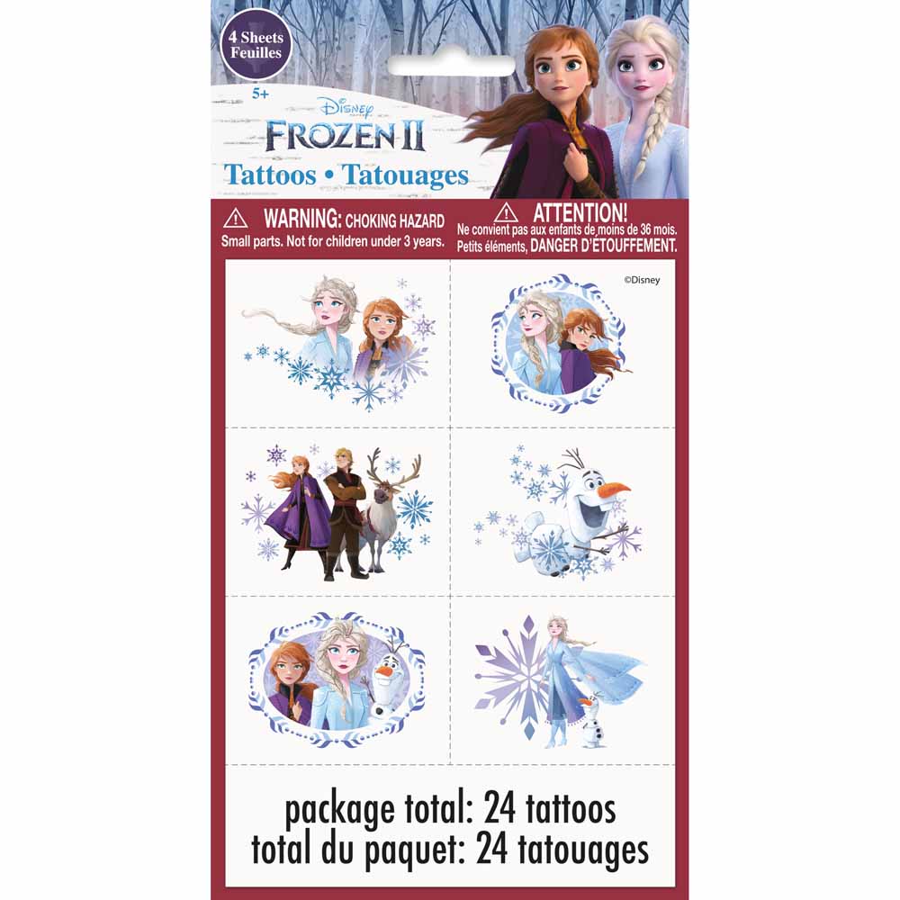 Frozen Tattoos, 24 pieces | Toys R Us Canada