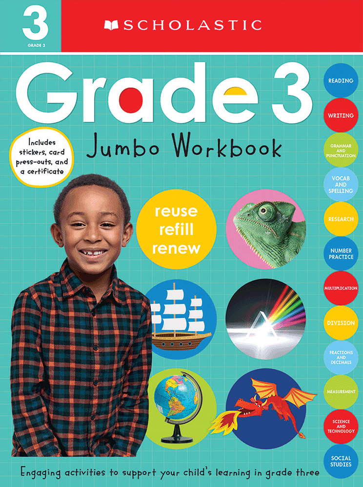 Third Grade Jumbo Workbook Scholasti - English Edition | Toys R Us Canada