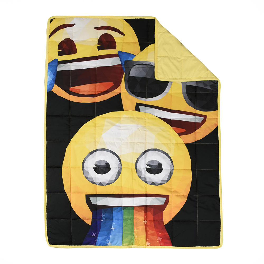 Emoji Kids Weighted Blanket (36 x 48 inches), 5lbs | Toys R Us Canada