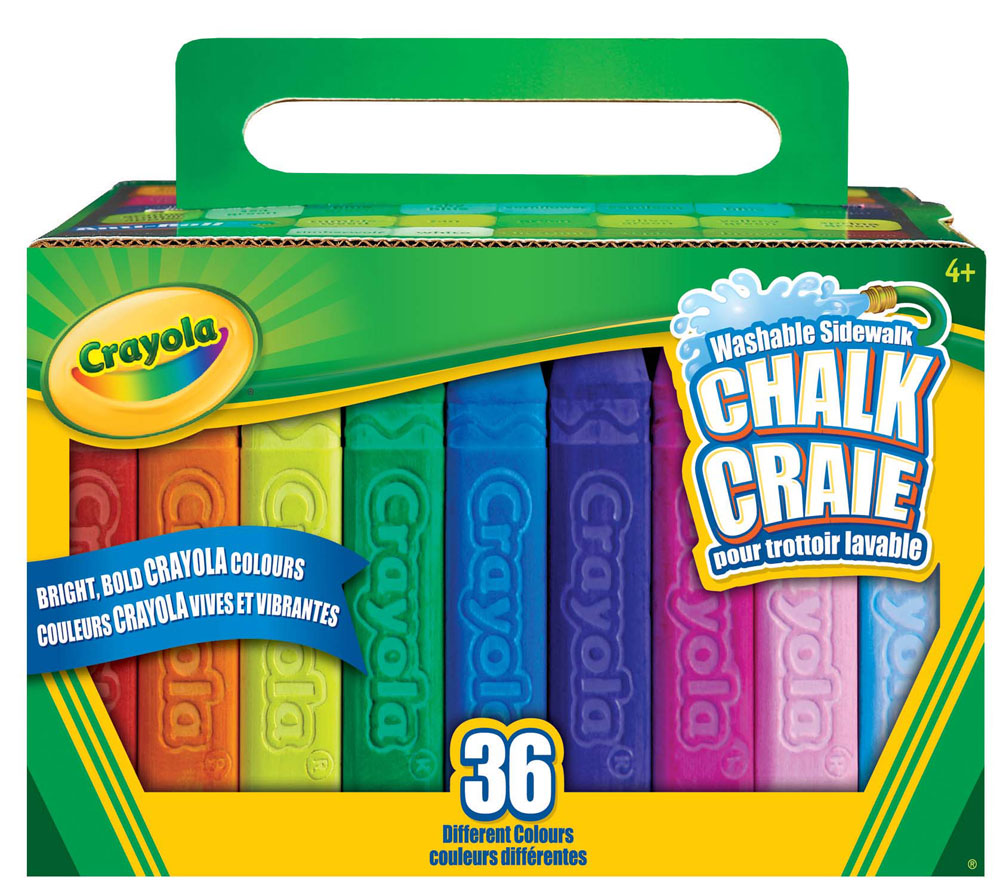 Crayola Washable Sidewalk Chalk, 36 Count | Toys R Us Canada